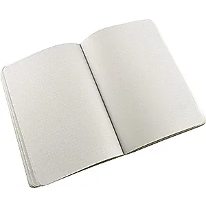 Zequenz Classic 360 Signature Series, Size: B6 Medium, Color: Black, Paper: Grid, Soft Cover Notebook, Soft Bound Journal, 5" x 7", 200 sheets / 400 pages, Squared, Graph, Grid Pattern Premium Paper