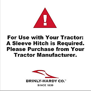 Brinly PP-510-A Sleeve Hitch Tow Behind Moldboard Plow, 10"