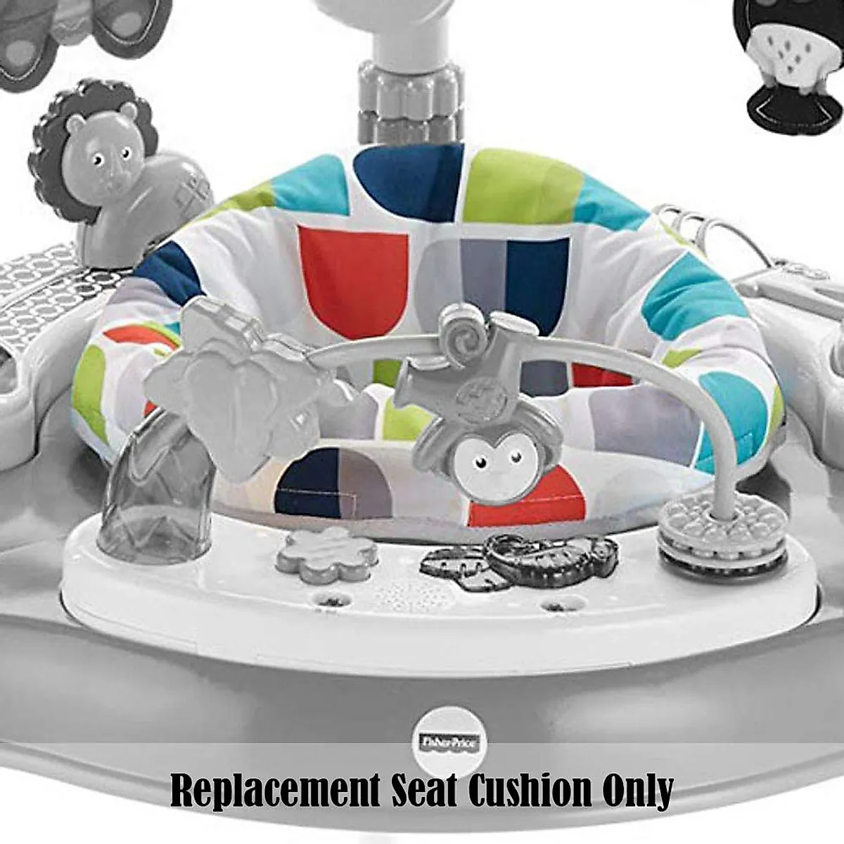 Replacement Pad for Fisher-Price Jumperoo - FVC13 ~ Color Climbers Print ~ Replacement Seat Cushion