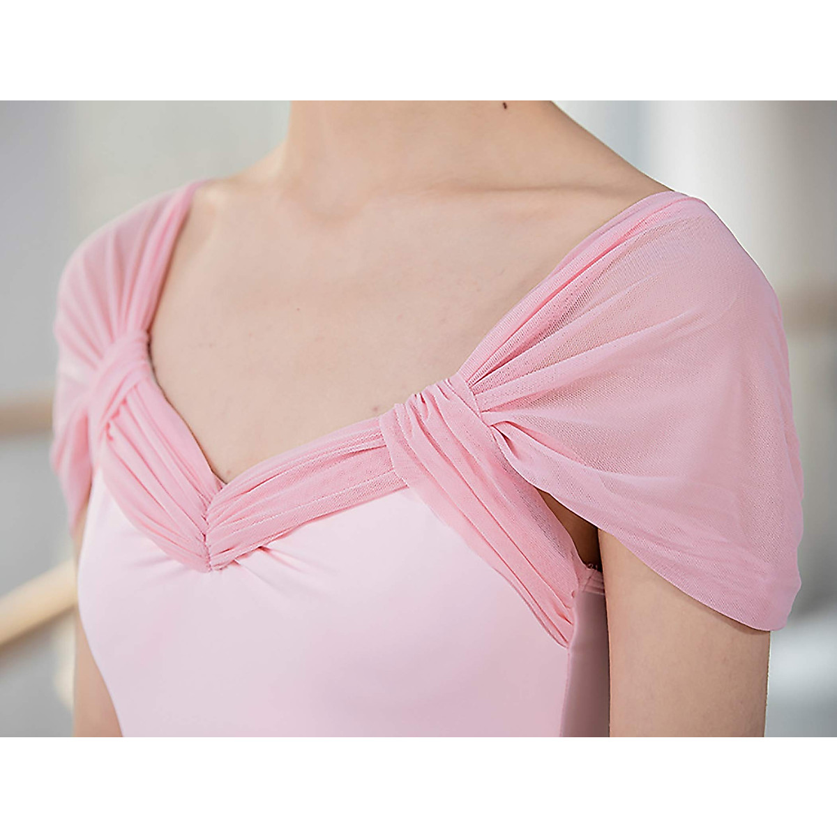 Whitewed Adults Women Ballet Lyrical Gymnastics Stretch Practice Dance Costume