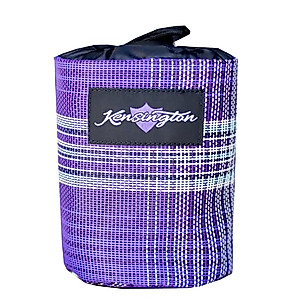 Kensington Waterproof Western Saddle Cover with Fenders - Teflon Outer Shell for Tear-Proof Protection, Breathable and Friction-Free - One Size Fits All - Lavender Mint