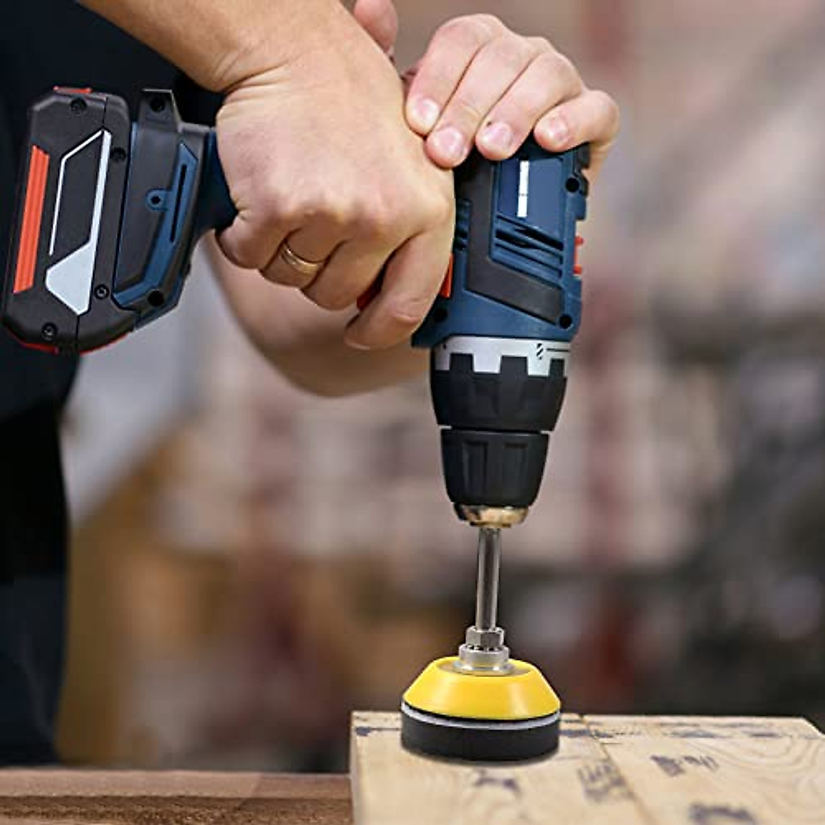 SPEEDWOX 2 Inch Hook and Loop Soft Sponge Cushion Buffer Pad 5 Pack Soft Foam Buffering Pad Sanding Sponge Hook and Loop Sponge Polishing Pad for Sanding Pad