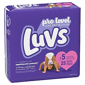 Luvs Diapers Ult Lkgrd Size 5
