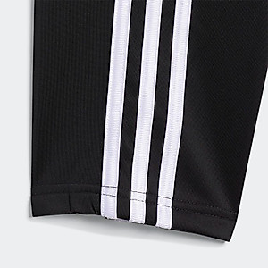 adidas Boys' Active Sports Athletic Tricot Jogger Pant, Iconic Adi Black, 7