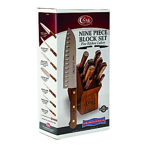 WR Case XX Nine Piece Case Household Cutlery Block And Knife Set Item #10249
