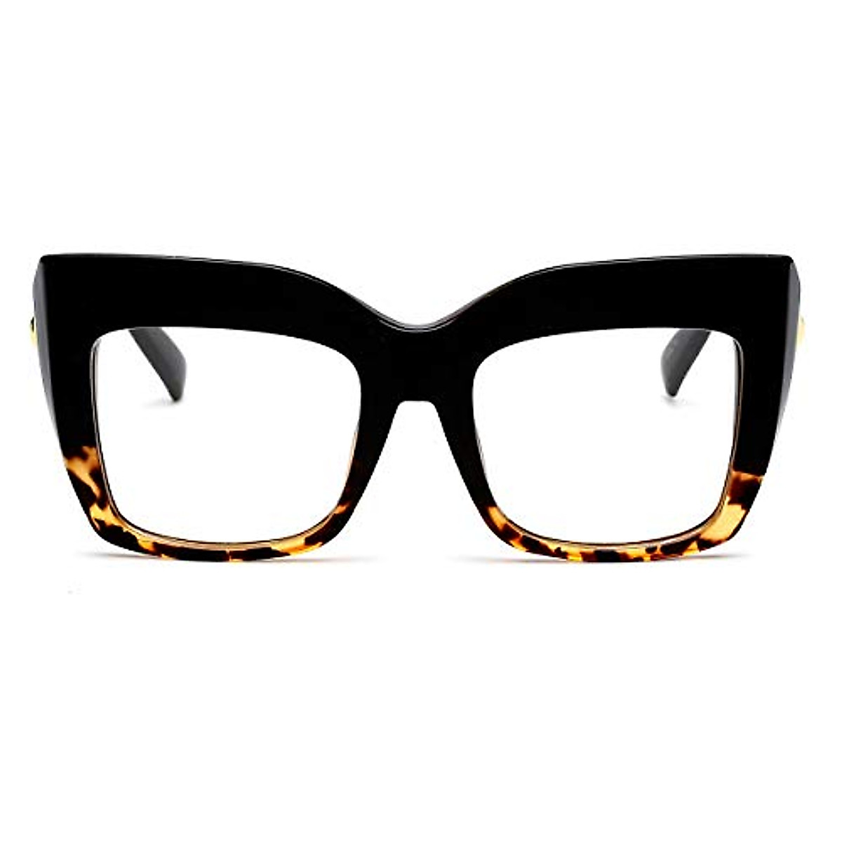 FEISEDY Square Oversized Glasses Frame Eyewear Women B2475