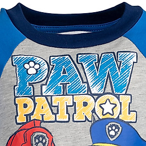 Paw Patrol Marshall Chase Rubble Infant Baby Boys 2 Pack T-Shirts Blue/Gray 18 Months