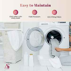 Ashton Sheets Luxury Egyptian Cotton Standard/Queen Pillow Cases Set of 2-1000 Thread Count White Standard/Queen Pillowcases, Soft, Sateen Weave Cooling Pillowcase for Standard/Queen Pillows