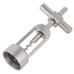 FIYO Wine Bottle Opener, Super Thick 304 Stainless Steel Premium Wing Corkscrew Wine Bottle Opener Manual Multiunctional Cork Screw with Multifunctional for Waiter & Bartender Bar