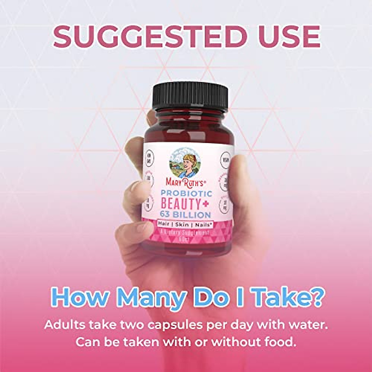 Probiotic | Collagen | 1 Month Supply | Collagen Pills | Collagen & Probiotic Capsule for Hair, Skin, and Nails| Collagen Probiotic with Biotin for Adults | Vegan | Non-GMO | Gluten Free | 60 count