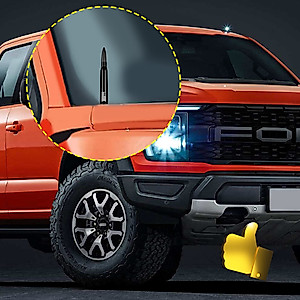 American Flag Car Truck Bullet Antenna,Aluminum Alloy - Enhance Signal Stability and Waterproof,Compatible with Dodge, Ford, Chevrolet, Toyota, Jeep, GMC Antenna Replacement(Black)