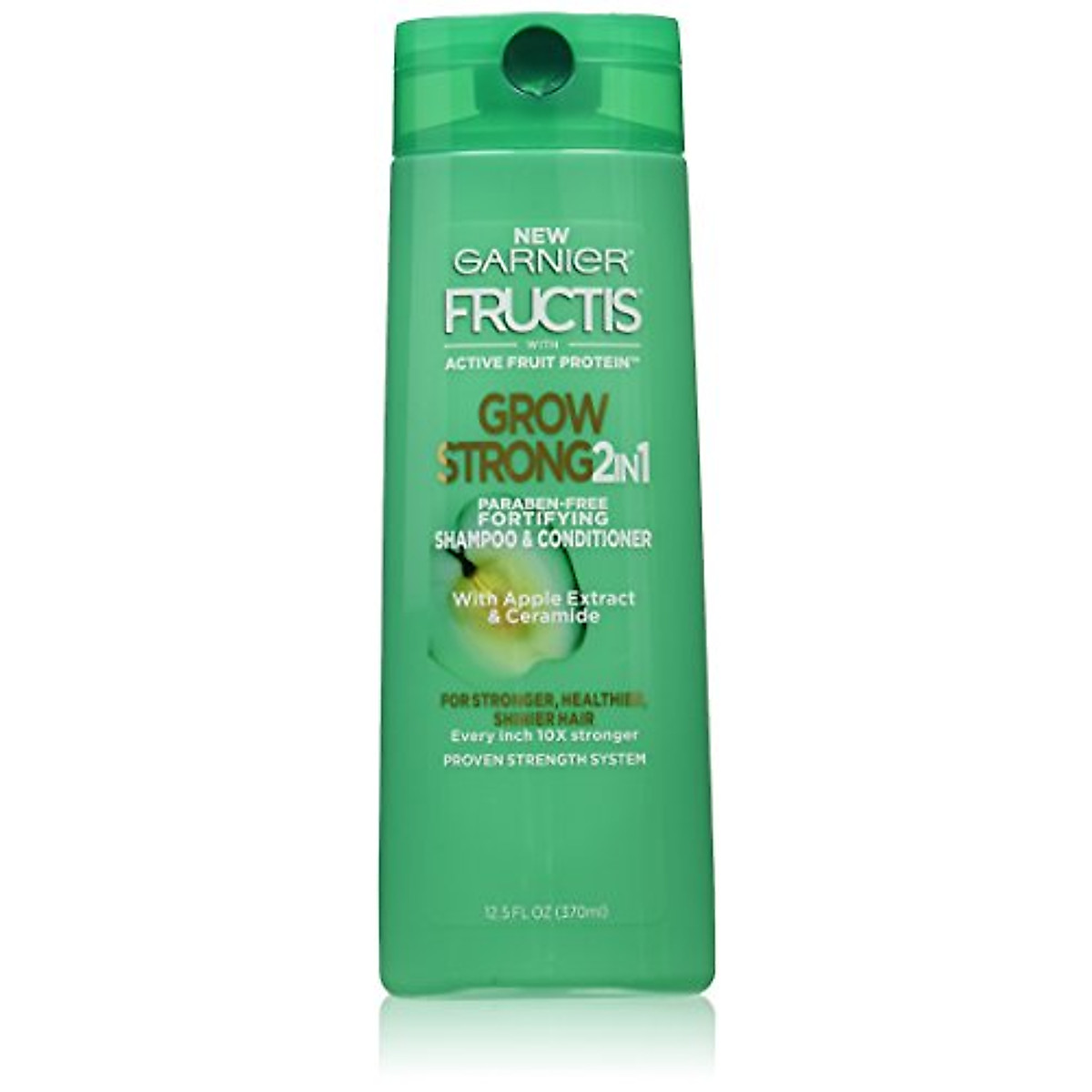 Garnier Fructis Grow Strong 2-in-1 Shampoo and Conditioner, 12.5 fl. oz.