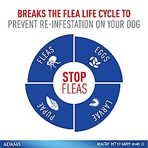 Adams Plus Flea and Tick Spot On for Dogs, Small Dog Flea Treatment, 5-14 Pounds, 3 Month Supply