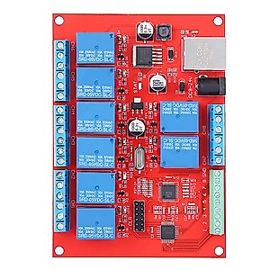 Kadimendium Ethernet Relay Board 8-Channel Network Switch TCP UDP Module Controller Circuit Board LAN Ethernet Electronic kit