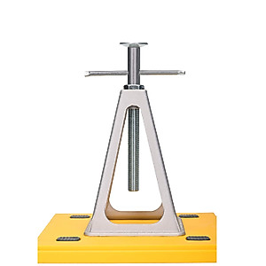 Homeon Wheels Aluminum Stabilizer Stack Jacks for RV,Travel Trailers, Pop-Up Camper, Cars or Boats,Can Support Up to 7936 lbs, Extends 17"- (4 Pack)