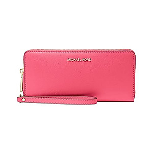 Michael Kors Jet Set Travel Wallet, Rubin Red