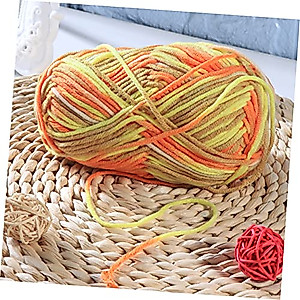 Knitting Accessories Cotton Yarn for Crocheting Simply Soft Yarn Yarn Roving Textured Yarn Rag Milk Cotton Yarn for Knitting Green Black Purple Red Blue Yellow Yarn