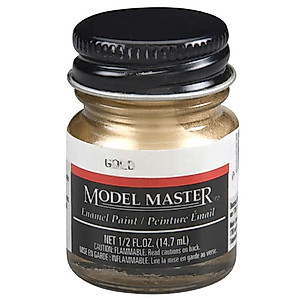 Testor Corp. Gold 1/2 oz Enamel Paint Bottle