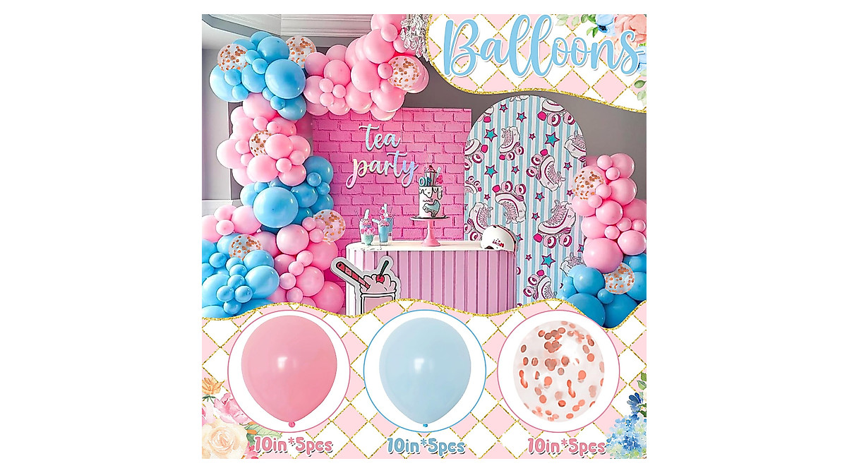 Tea Party Decorations Set for Birthdays, Bridal & Baby Showers