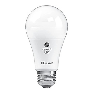 GE Reveal HD+ LED Light Bulbs, 40 Watt, A19 (2 Pack)