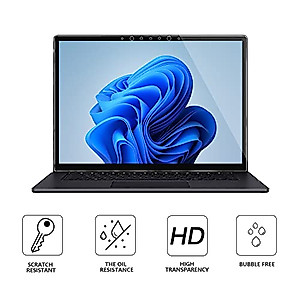 Megoo Screen Protector for Surface Laptop 5/ Laptop 4 13.5 Inch,Tempered Glass/Easy Installation/Ultra Clear Screen, Compatible for Microsoft Surface Laptop 3/2/1