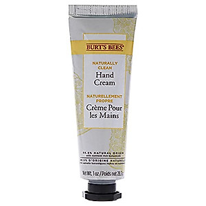 Burts Bees Naturally Clean Hand Cream Unisex 1 oz
