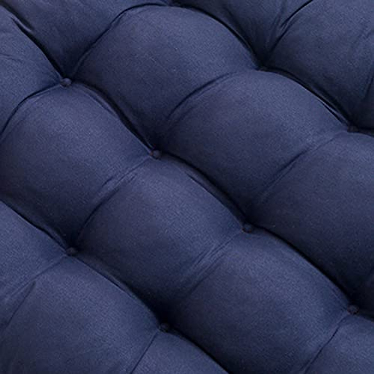 Hruile 3 Inch Thick Bench Cushion with Backrest Comfortable, 2 or 3 Seater Bench Pad with Ties, Seat Cushions Mat for Indoor Outdoor Garden Patio Swing Lawn Chair,40x40in,Black