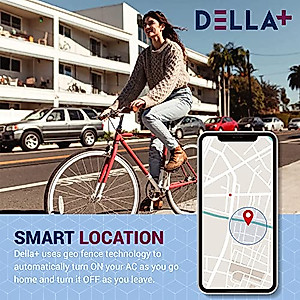 DELLA 11000 BTU Smart WiFi Enabled Portable Air Conditioner, Freestanding Electric Auto Swing Fan Dehumidifier AC Unit with Remote Control, Window Kit Cools Up To 600 Sq. Ft.