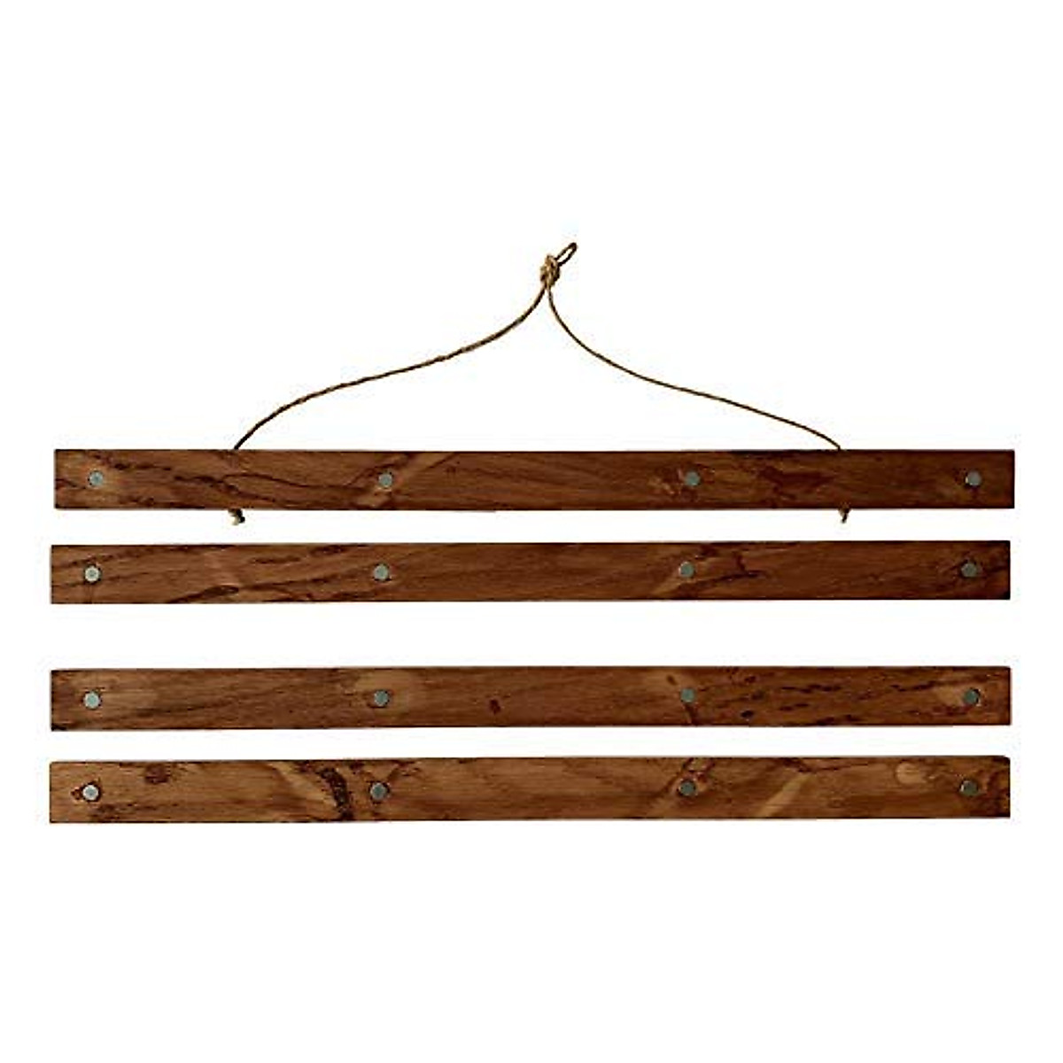 18x24 Magnet Poster Hanger, Oak Frame, 18.5" Length Allows Slight Overhang, Strong Embedded Magnets, 18 x 24 18x24, 18" 17" 16" Artwork, Modern Farmhouse, Rustic Barnwood (18.5", Natural Wood)