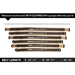 Tacticon Battle Belt | Padded Tactical Nylon Belts | Disabled Combat Veteran Owned Company | Heavy Duty Belt Quick Release Metal Buckle