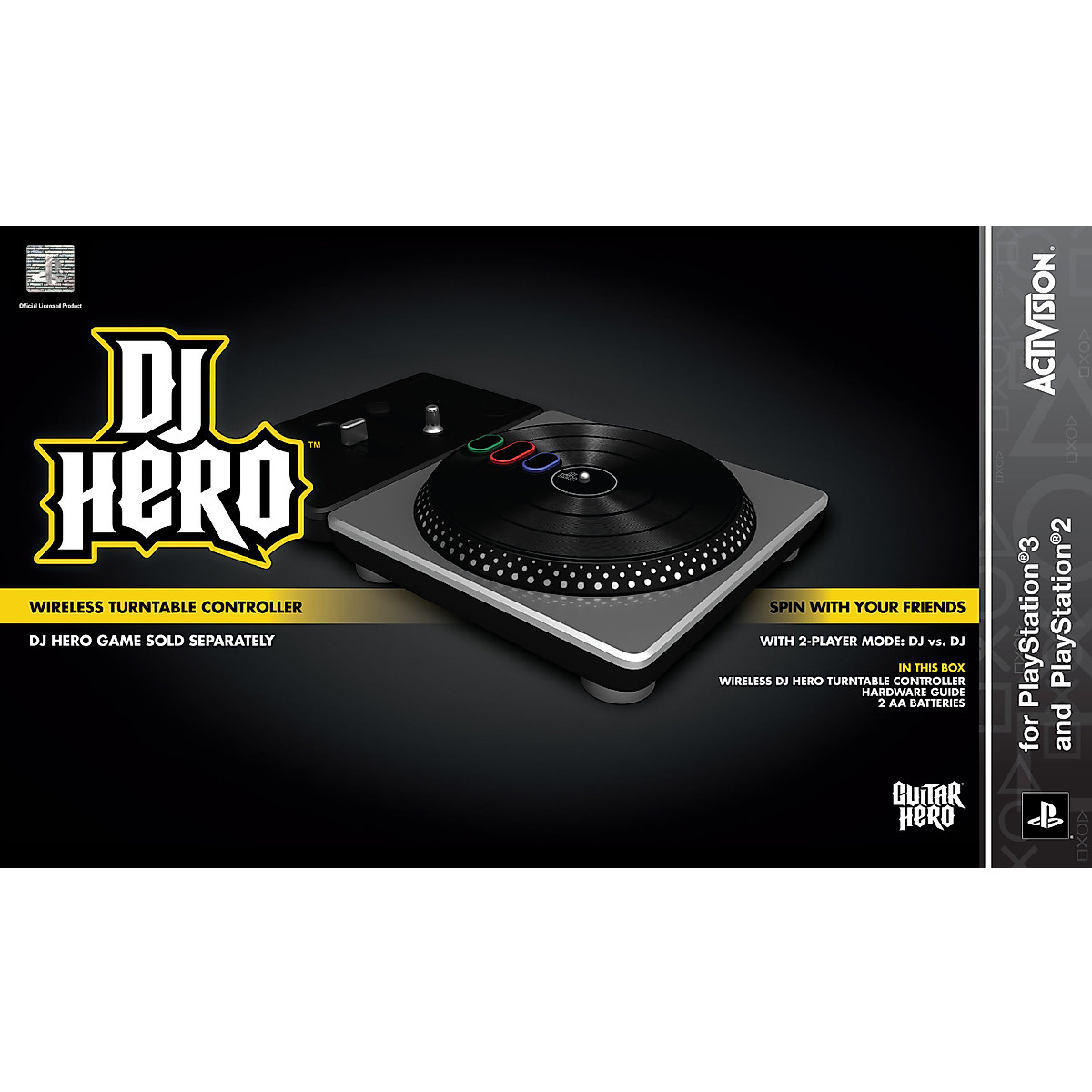 DJ Hero Stand-Alone Turntable - Playstation 2/Playstation 3
