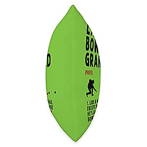 Lawn Bowling Retirement & Lawn Bowls Accessories Funny Lawn Bowls Grandad Idea for Men & Funny Retirement Throw Pillow, 16x16, Multicolor