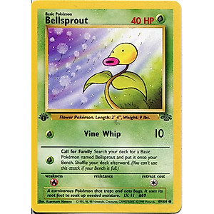 Wizards of the Coast Pokemon Jungle 1st Edition Common Card #49/64 Bellsprout