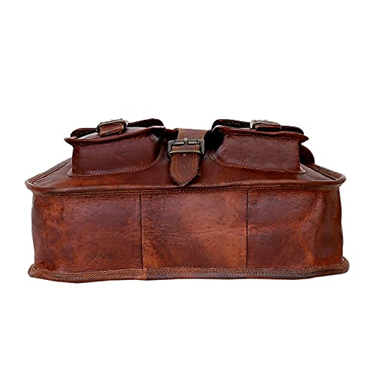 Ruzioon Goat Leather Crossbody Purse Women Shoulder Bag Satchel Ladies Travel Purse Genuine Leather