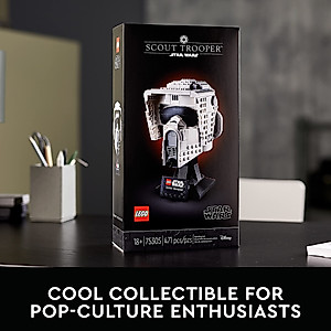 Lego Star Wars Scout Trooper Helmet 75305 Collectible Building Toy, New 2021 (471 Pieces)