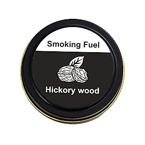 Whiskey Barrel Hickory Wood Chips for Cocktail Smoker, Smoking Gun, Glass Cloche | Culinary Smoking Fuel (4oz) | Infuse Bourbon, Cheese, Meats, BBQ, Salt, Butter