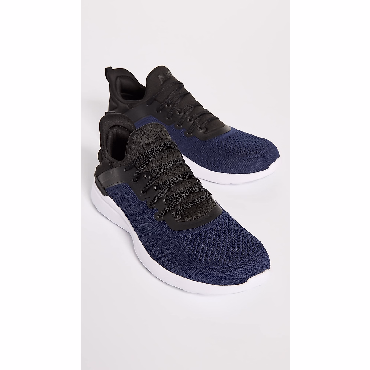 Athletic Propulsion Labs (APL) Men's Techloom Tracer Sneaker, Black/Navy/White, 10.5