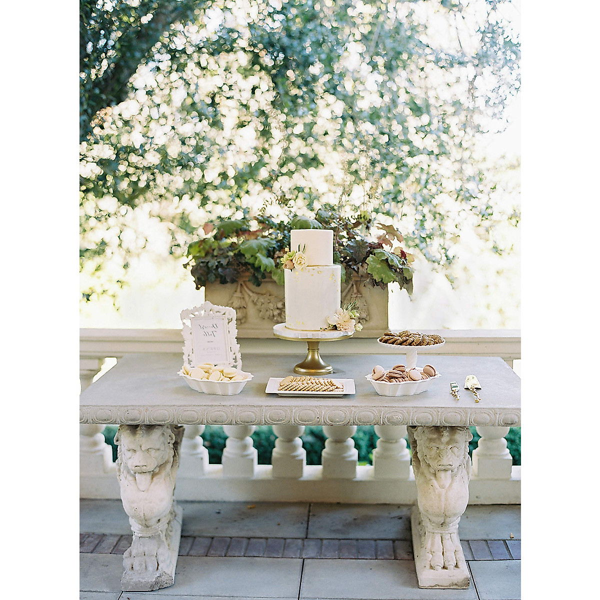 Le'raze 2 Piece Gold-leaf (twig) Cake Server Set. 1 Cake Knife and 1 Cake Server. Leaf Design 2 Tone Made of Stainless Steel and Brass. Ideal for Weddings, parties, Elegant Events