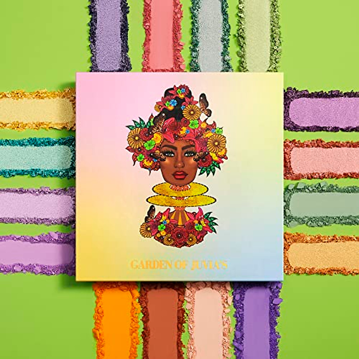 Juvia's Place The Garden of Juvias - Pink, Lilac, Mint Green - Eyeshadow Palette, Professional Eye Makeup, Pigmented Eyeshadow Palette, Makeup Palette for Eye Color & Shine