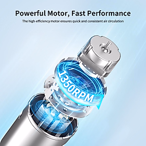 Grelife 36" Cooling Tower Fan, Bladeless Standing Fan with 80° Oscillation, Touch Screen & Remote Control - Ideal for Home Office Bedroom