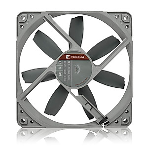 Noctua NF-S12B redux-1200, High Performance Cooling Fan, 3-Pin, 1200 RPM (120mm, Grey)