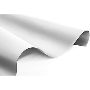 VViViD White Laminated Vinyl Wrap Sheet Roll Self-Adhesive Underlayer Waterproof Drawer Shelf Liner Rolls (2 Rolls (17.9 Inch x 54 Inch))
