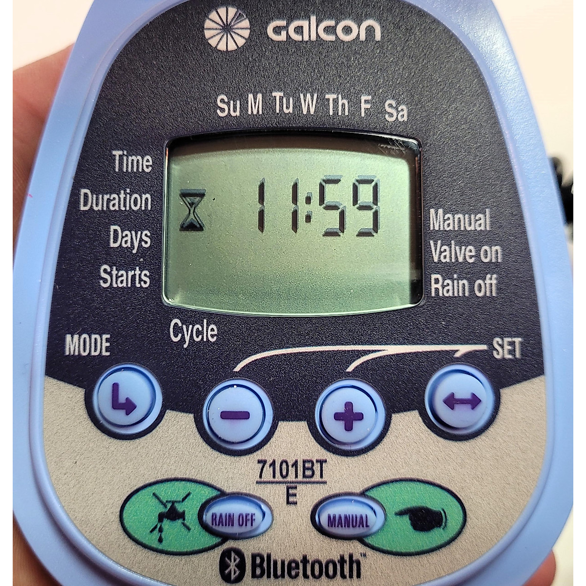 Galcon 7101D Battery Operated Single Valve Sprinkler Timer with a Waterproof Professional Irrigation Controller 3/4 inch Valve Drip, Sprinkler, GAR6S231UP0