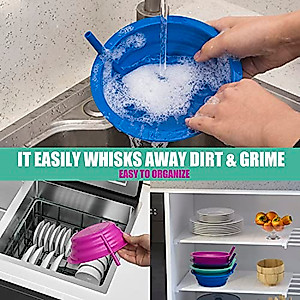 Klickpick Home Soup Cereal Bowls with Straws - Set of 8 Kids Bowls with Built-in Straws - 22 Ounce Toddler Sippy Bowls Dishwasher/Microwave Safe BPA Free