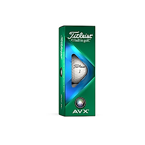 Titleist AVX Golf Balls, White (one dozen)