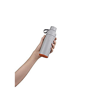 Ocean Bottle - Recycled Stainless Steel Drinks Reusable Water Bottle - Eco-Friendly & Reusable - Rock Grey - 500ml