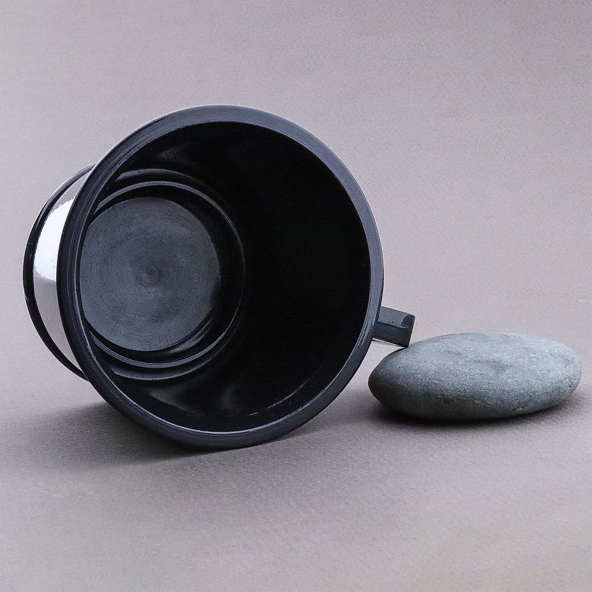 Classic Victorian Shaving Mug BARBER SHOP SHAVING SOAP OPAL SHAVING MUG, PLASTIC by Haryali London