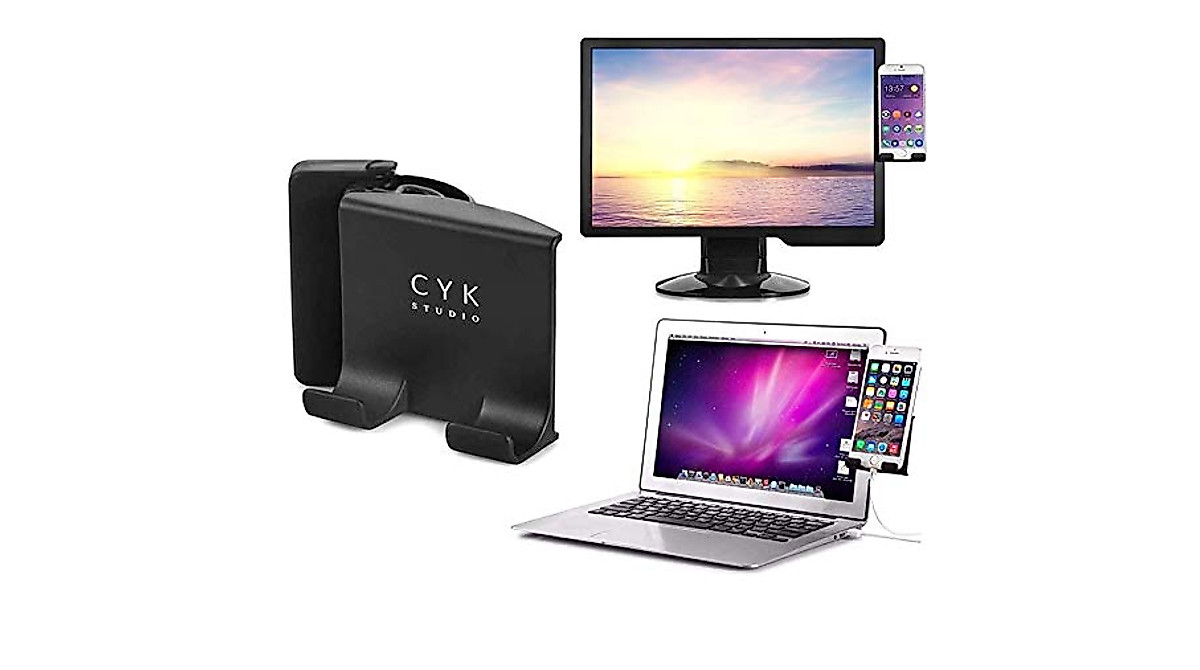 Mobile Phone Holder for Monitors - Convenient & Secure