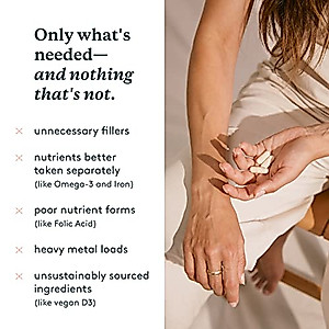 Needed. Multivitamin for Prenatal | Prenatal Multi Essentials - Pregnancy, Breastfeeding, Postpartum | Expertly-Formulated & Third-Party Tested, | 30-Day Supply