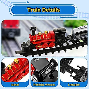 13 Pieces Train Cake Toppers Train Cake Decorations Train Birthday Party Supplies Mini Train Toy Set Train Track Traffic Lights Cake Topper for Birthday Railway Steam Train Theme Party (Cute Style)
